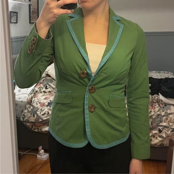Boden | Jackets & Coats | Boden Green And Blue Blazer Tailored Suit ...